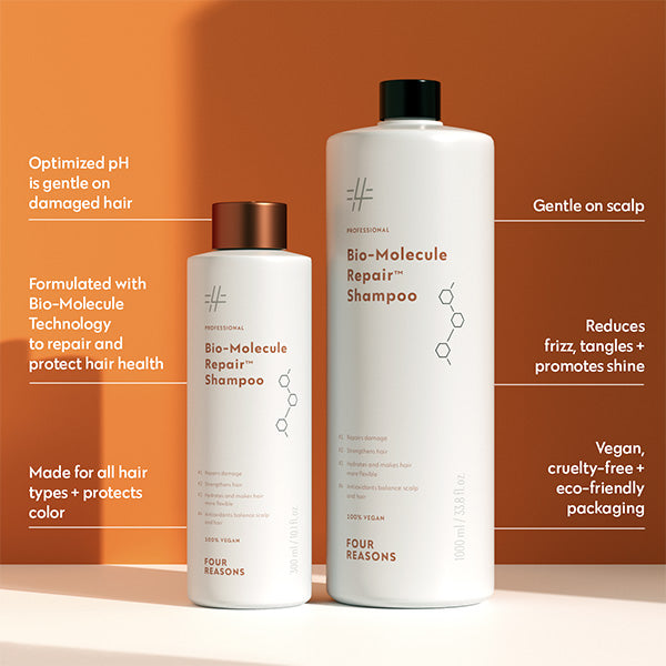 Bio-Molecule Repair™ Shampoo - Four Reasons - Vegan, Sustainable Hair ...