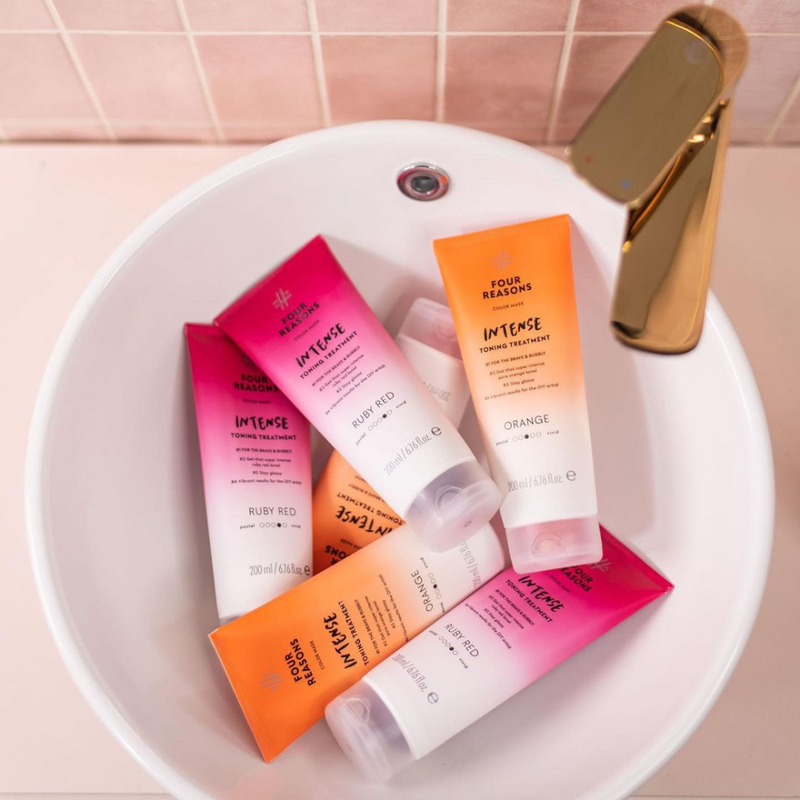 Color Mask Ruby Red Intense - Four Reasons - Vegan, Sustainable Hair ...