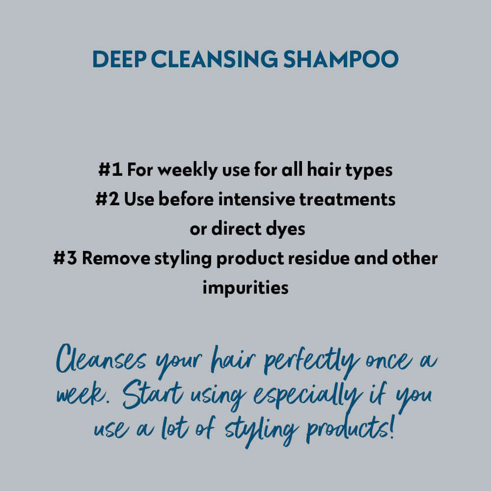 Deep Cleansing Shampoo - Four Reasons - Vegan, Sustainable Hair ...