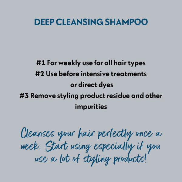 Deep Cleansing Shampoo - Four Reasons - Vegan, Sustainable Hair ...