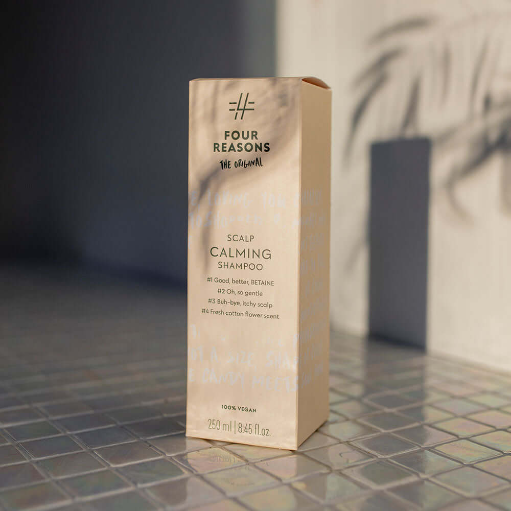 Scalp Calming Shampoo - Four Reasons - Vegan, Sustainable Hair Products ...